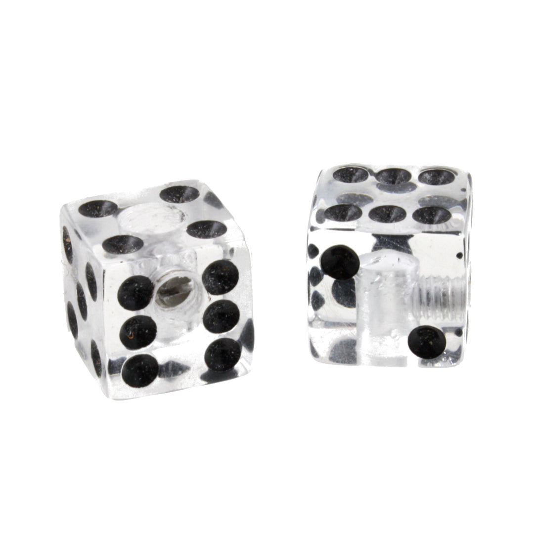 Set of 2 Unmatched Dice Knobs
