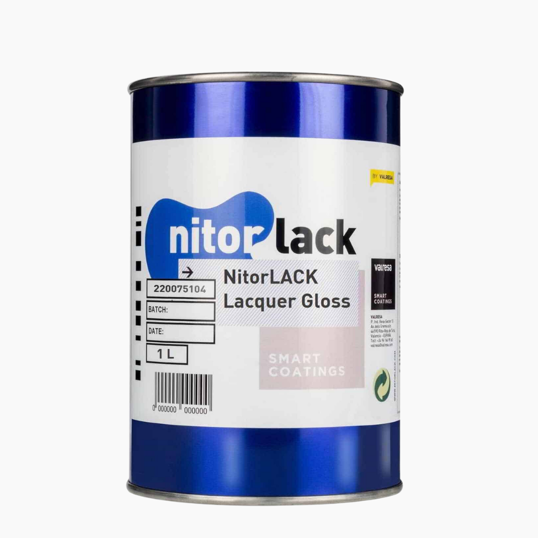 Nitorlack Nitrocellulose Can Can Gloss Clear Finish 1L